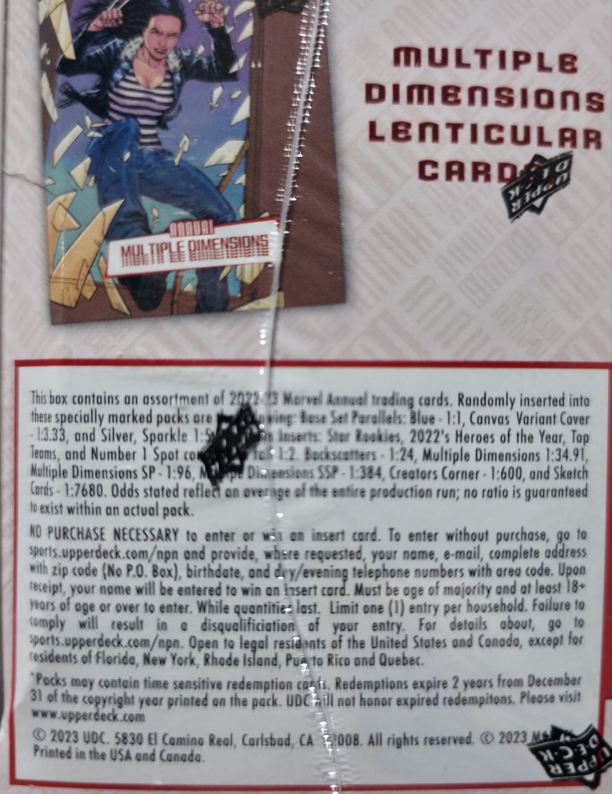 2024 Upperdeck Marvel Annual - Masters Of The ToyBox
